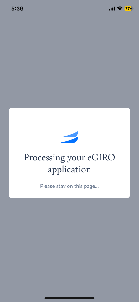 eGIRO Payments – Endowus