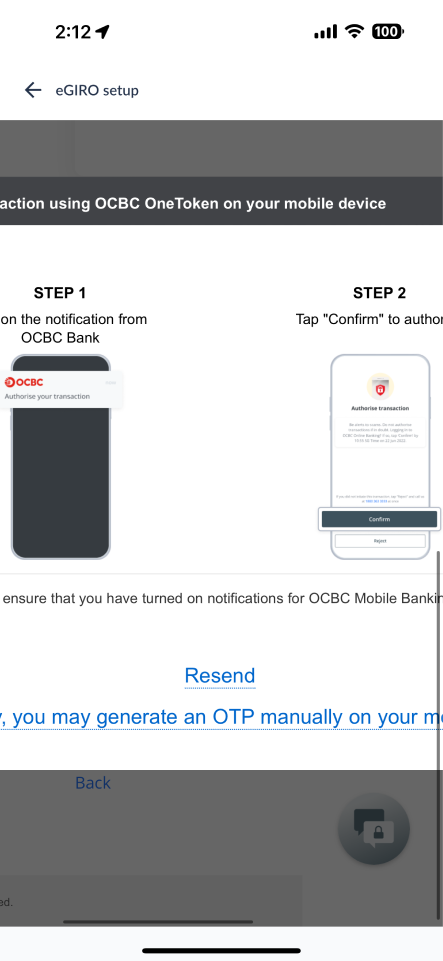 eGIRO Payments – Endowus